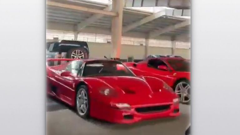 Palace-Storming Syrian Rebels Discover Garage Full Of Luxury Cars ...