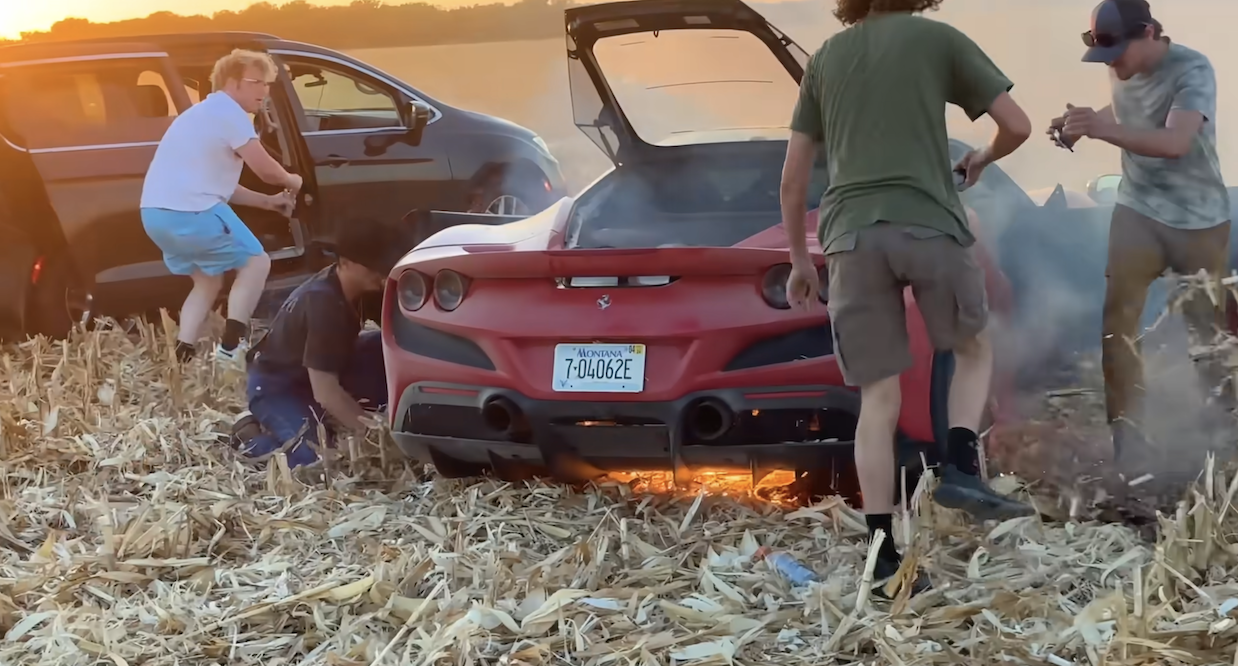 YouTuber Who Destroyed $400,000 Ferrari for Views Arrested for Tax ...